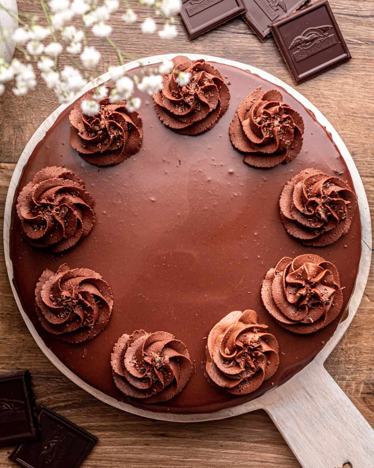 Triple Chocolate Cheesecake - In Bloom Bakery