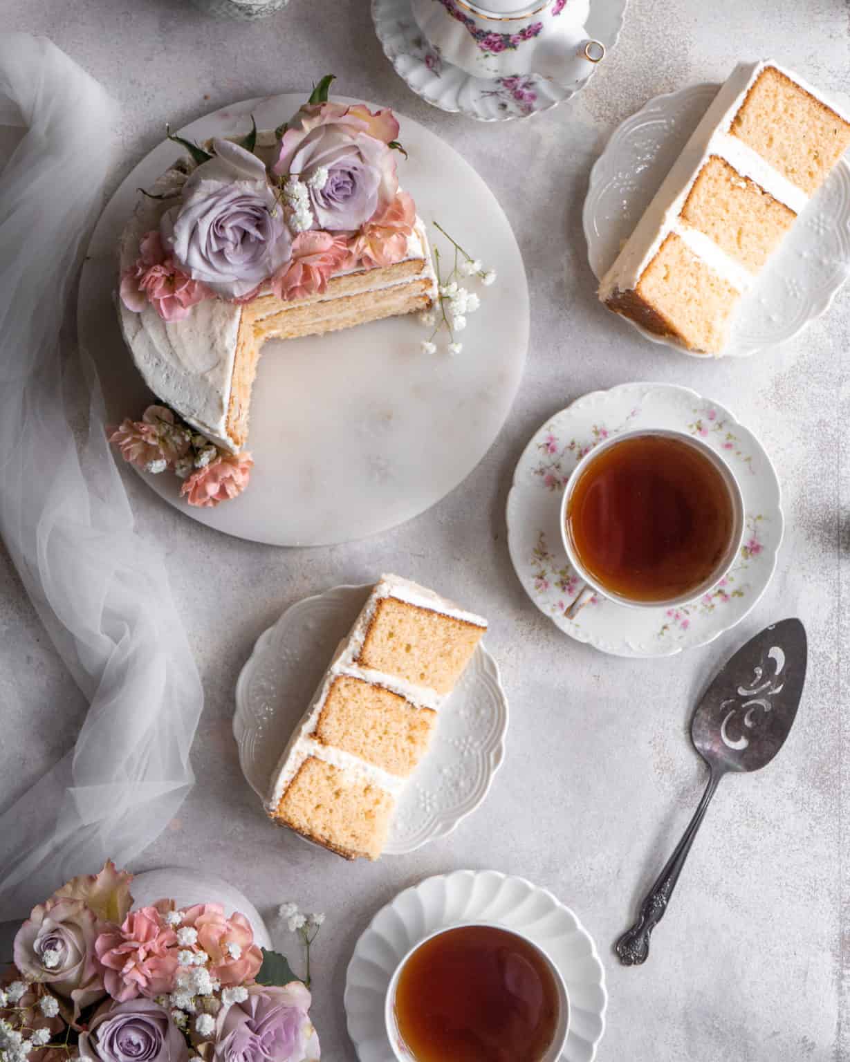 The Best Vanilla Cake - In Bloom Bakery