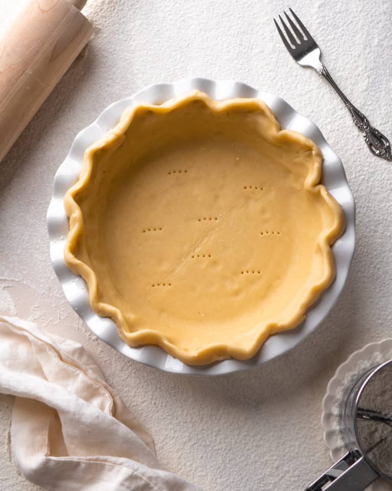 Blueberry Vanilla Lavender Pie - In Bloom Bakery