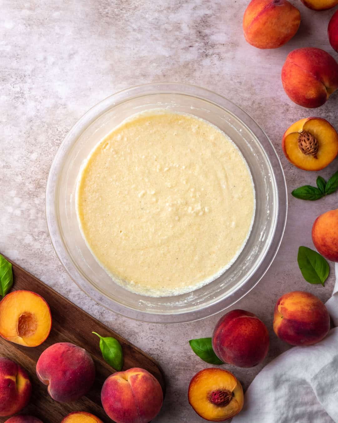 Peaches and Cream Layer Cake - In Bloom Bakery