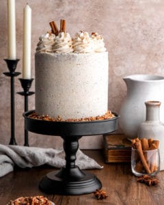 Maple Pecan Layer Cake - In Bloom Bakery