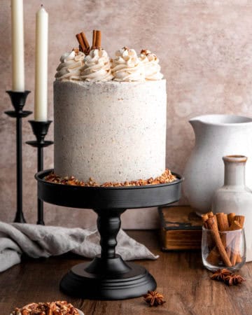 Maple Pecan Layer Cake - In Bloom Bakery