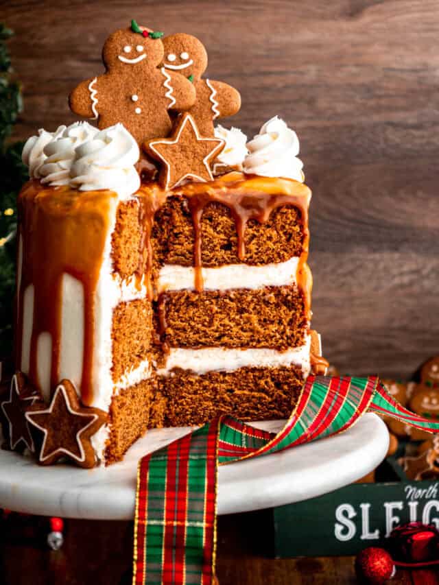 Gingerbread Layer Cake In Bloom Bakery