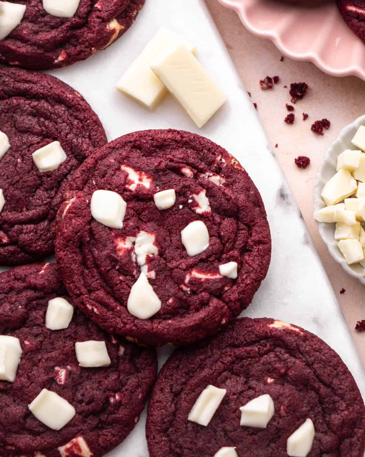 Red Velvet Cookies - In Bloom Bakery