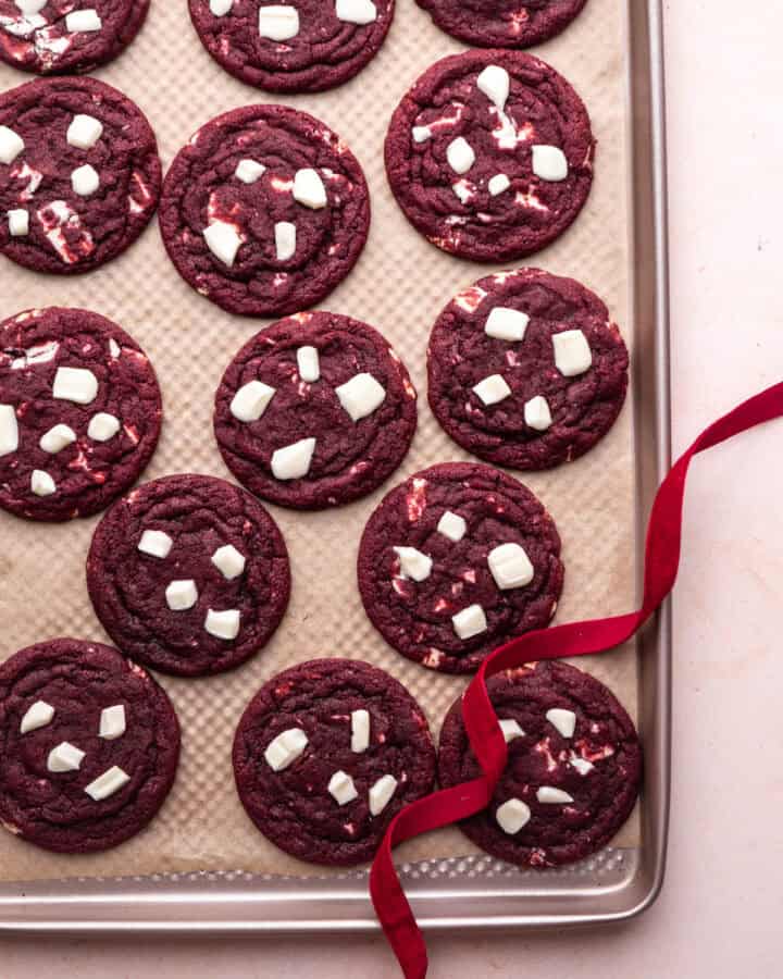 Red Velvet Cookies - In Bloom Bakery