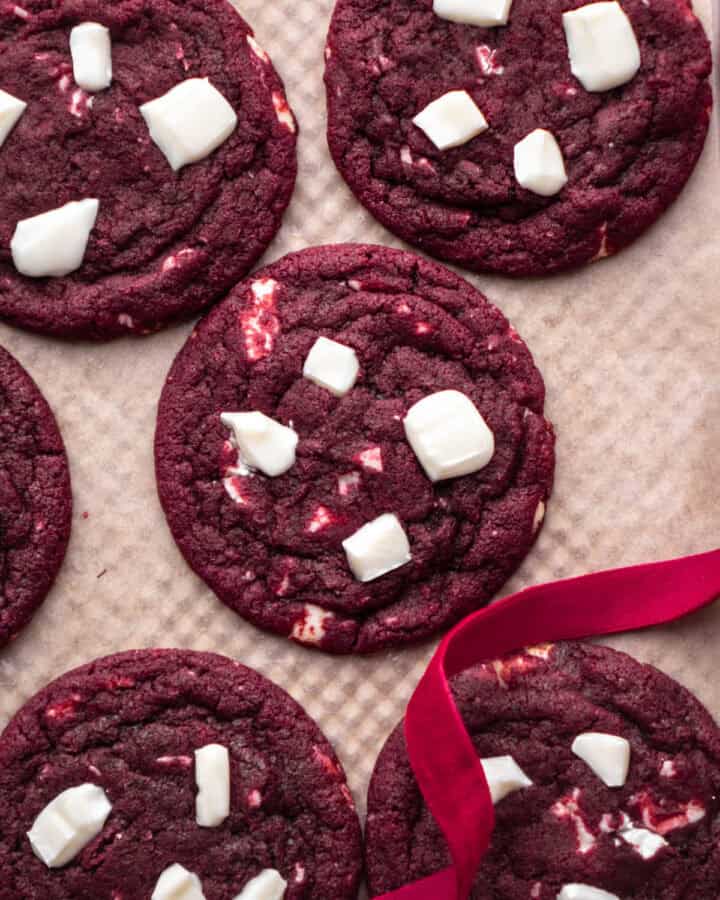 Red Velvet Cookies - In Bloom Bakery