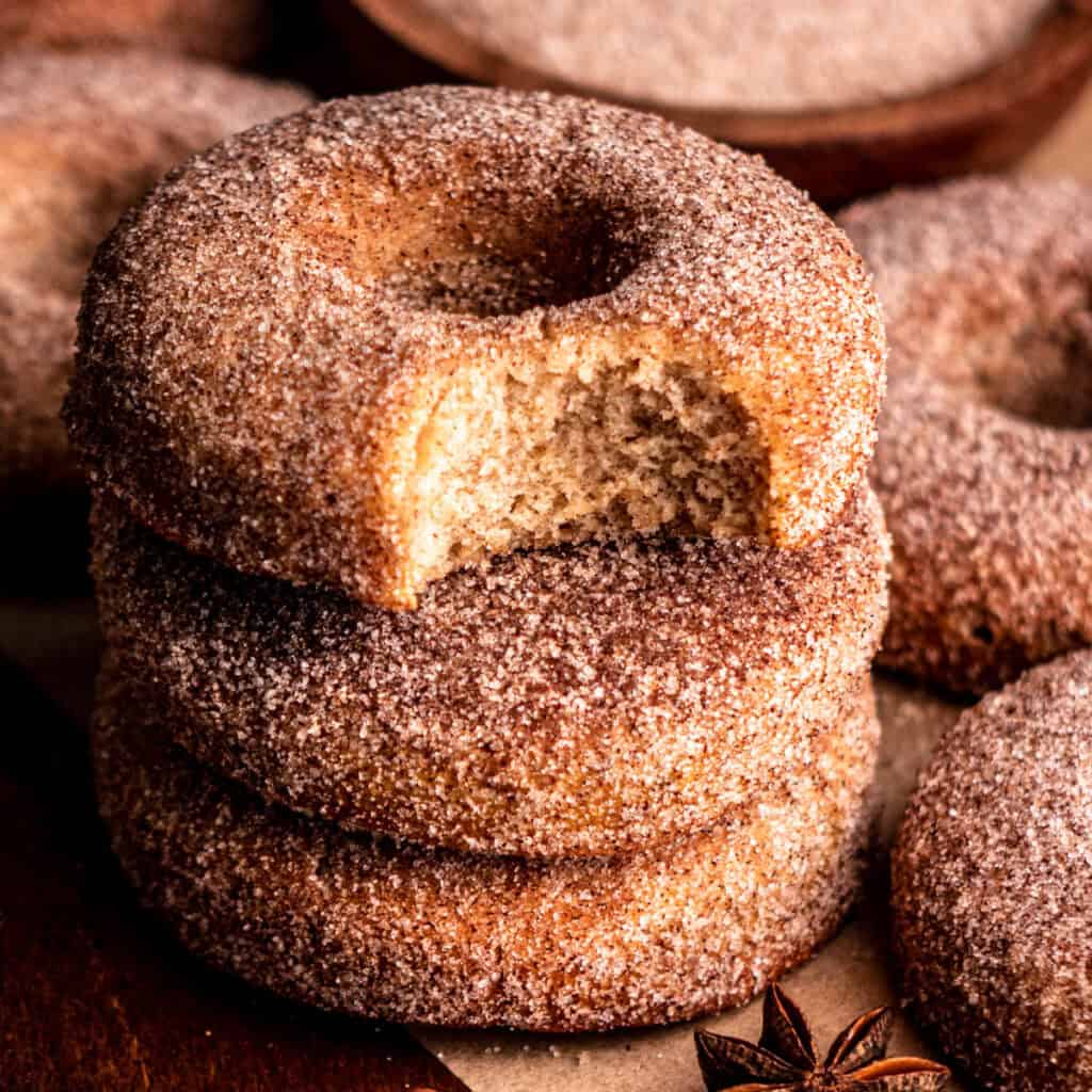 Cinnamon Sugar Donuts - In Bloom Bakery