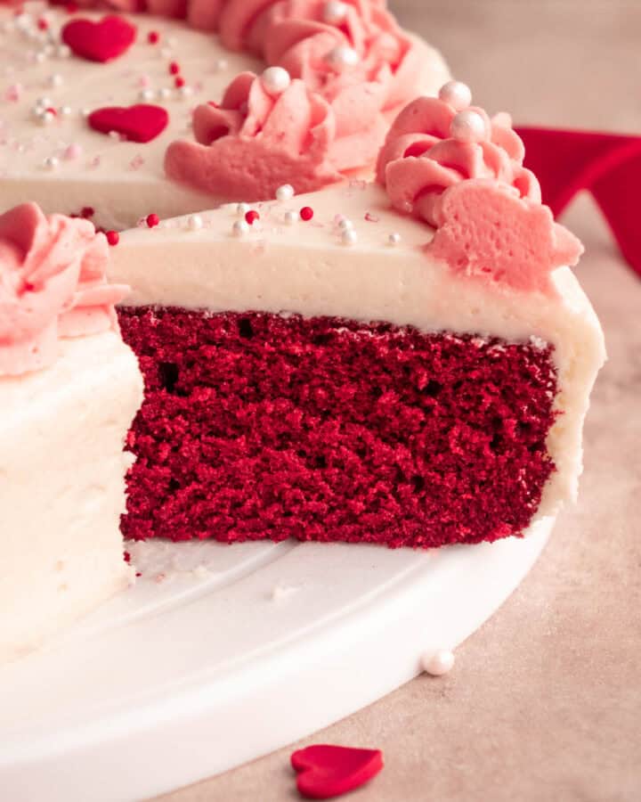 Heart Shaped Cake - In Bloom Bakery