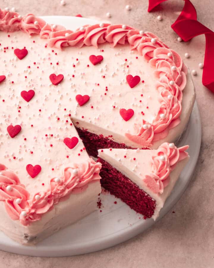 Heart Shaped Cake - In Bloom Bakery