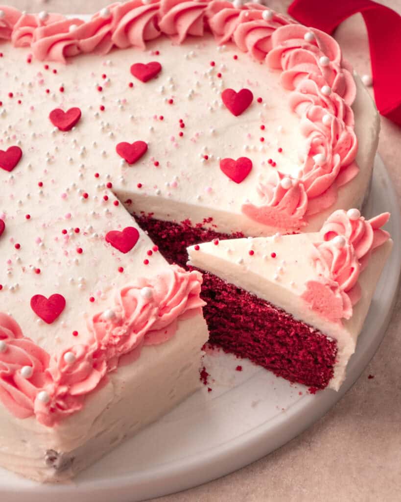 Heart Shaped Cake - In Bloom Bakery