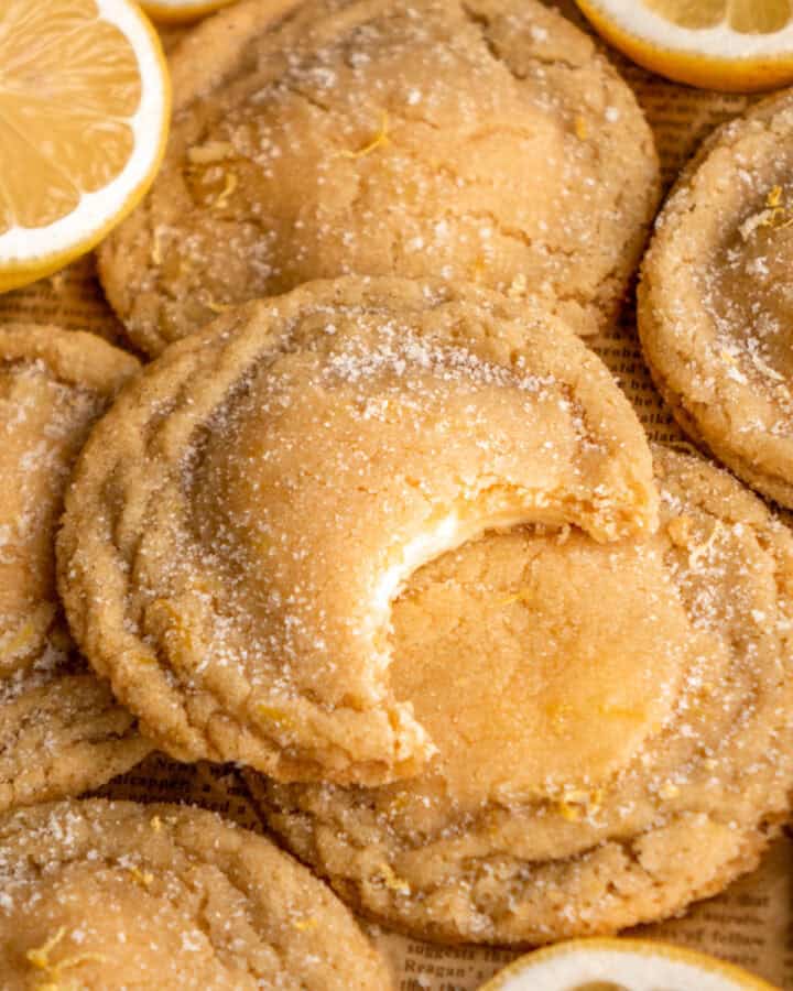 Lemon Cheesecake Cookies - In Bloom Bakery