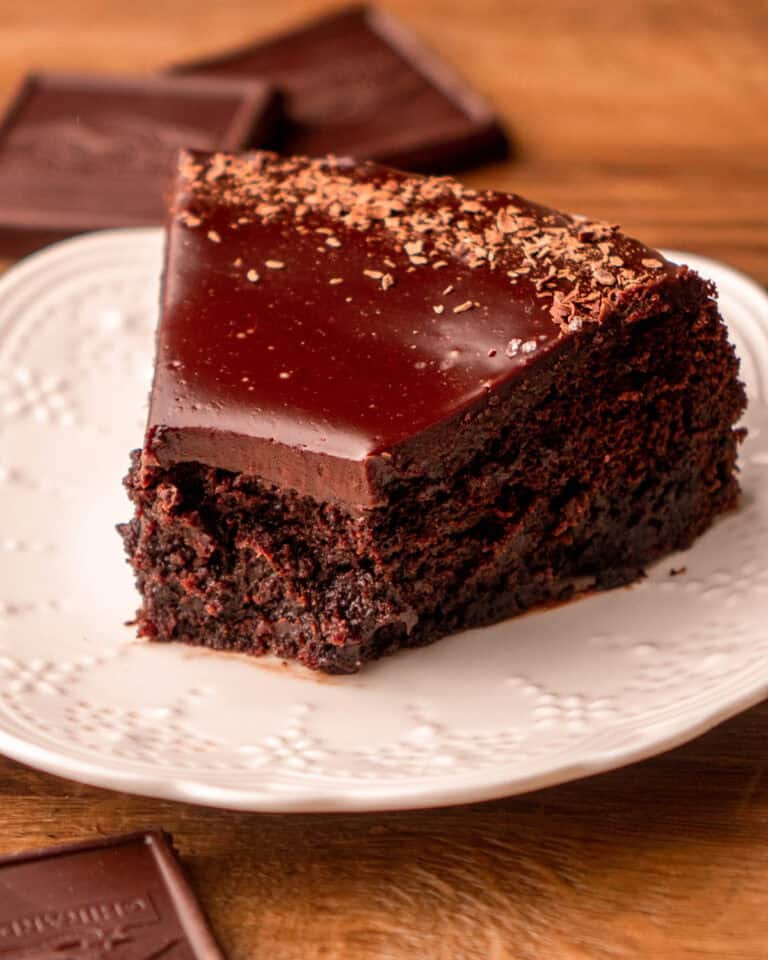 Chocolate Gooey Butter Cake - In Bloom Bakery