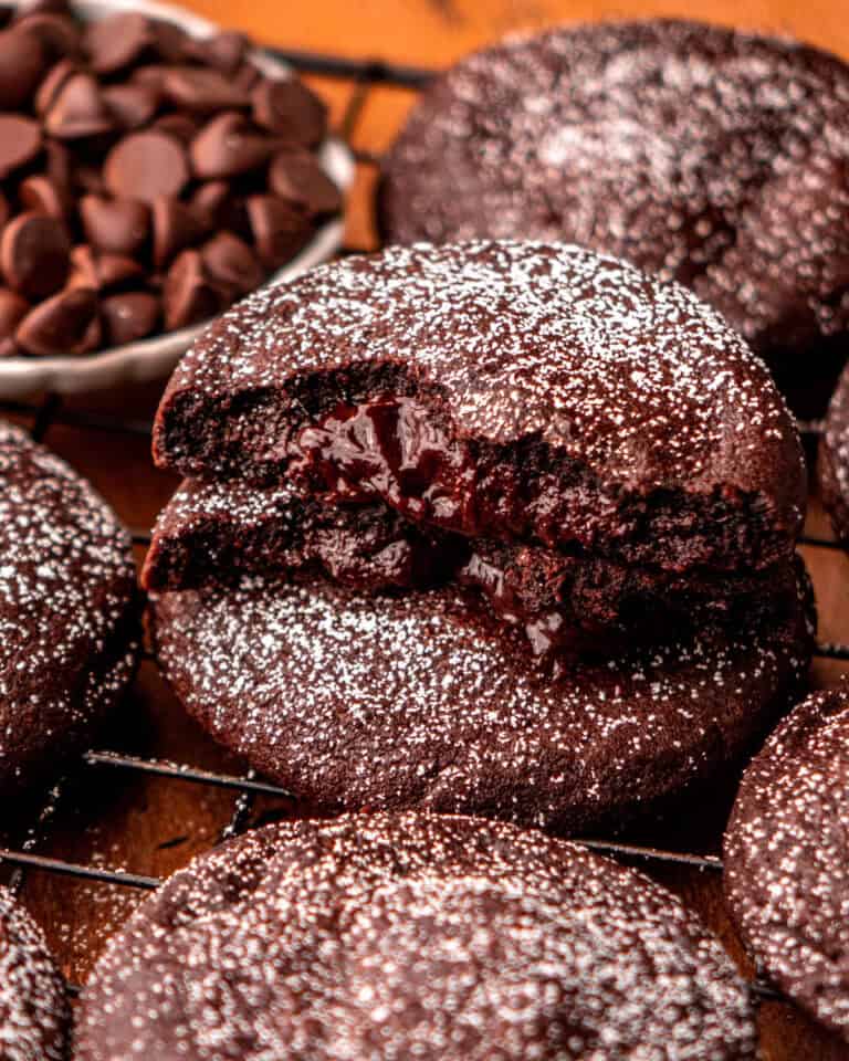 Chocolate Lava Cookies - In Bloom Bakery