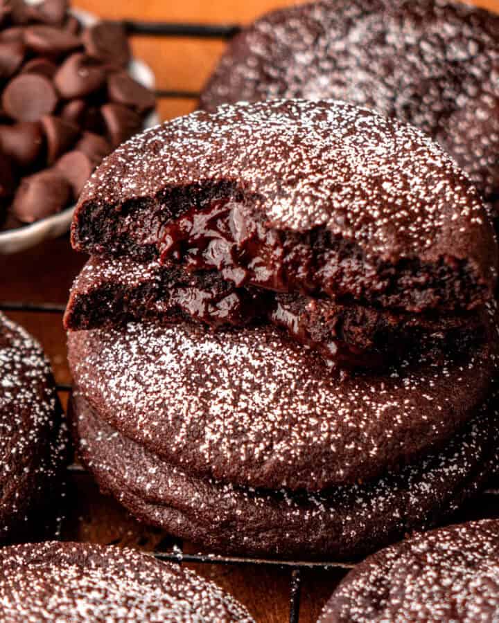 Chocolate Lava Cookies - In Bloom Bakery