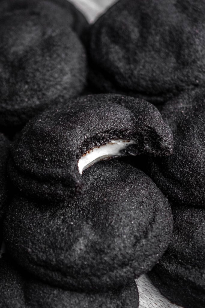 Black Velvet Cheesecake Cookies - In Bloom Bakery