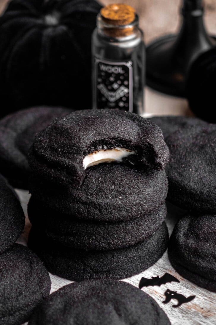 Black Velvet Cheesecake Cookies - In Bloom Bakery