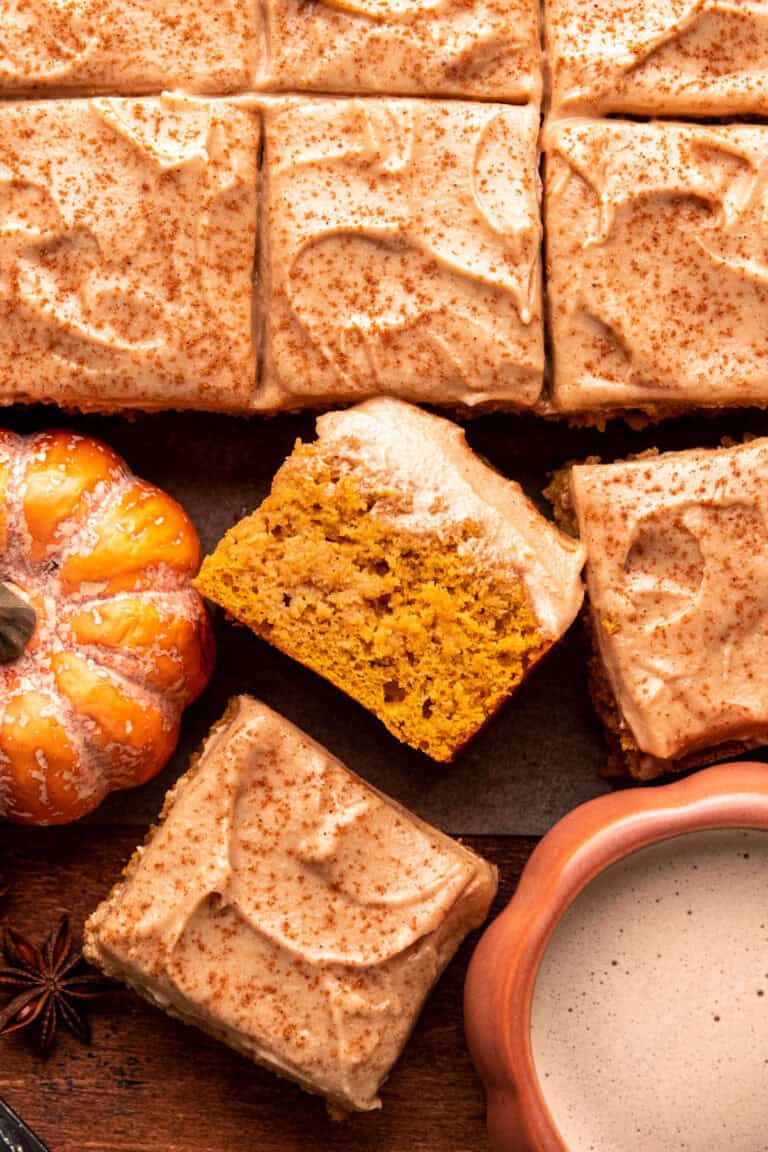 Pumpkin Spice Latte Cake - In Bloom Bakery