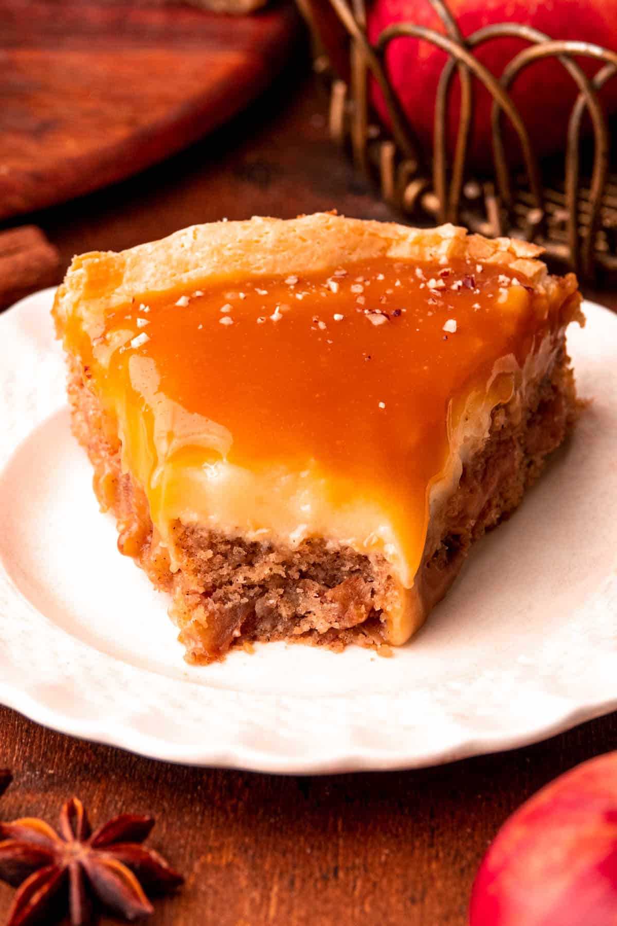 Apple Gooey Butter Cake - In Bloom Bakery