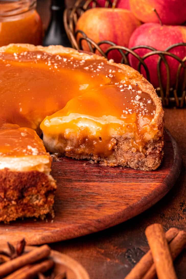 Apple Gooey Butter Cake - In Bloom Bakery