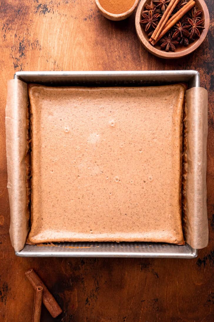 Chai Cheesecake Bars - In Bloom Bakery