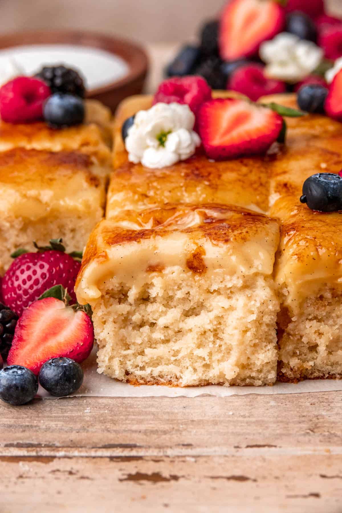 Creme Brûlée Cake - In Bloom Bakery