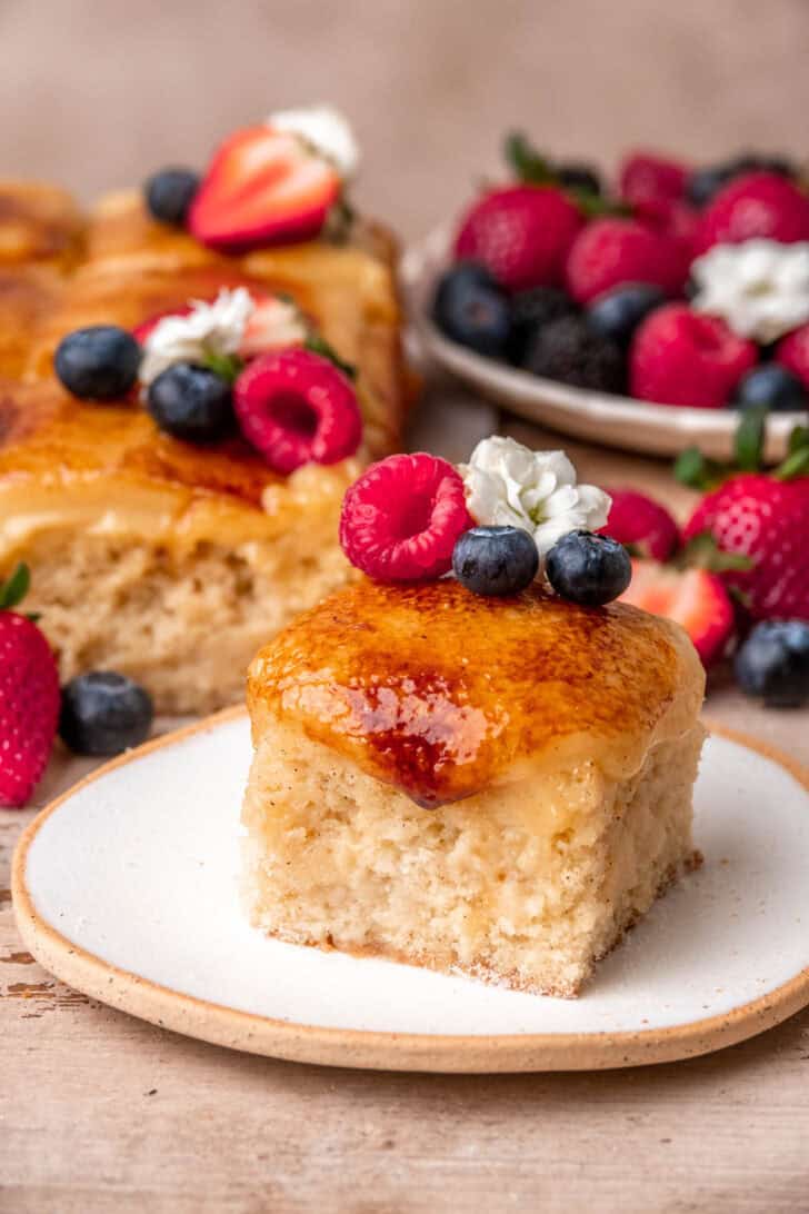 Creme Brûlée Cake - In Bloom Bakery