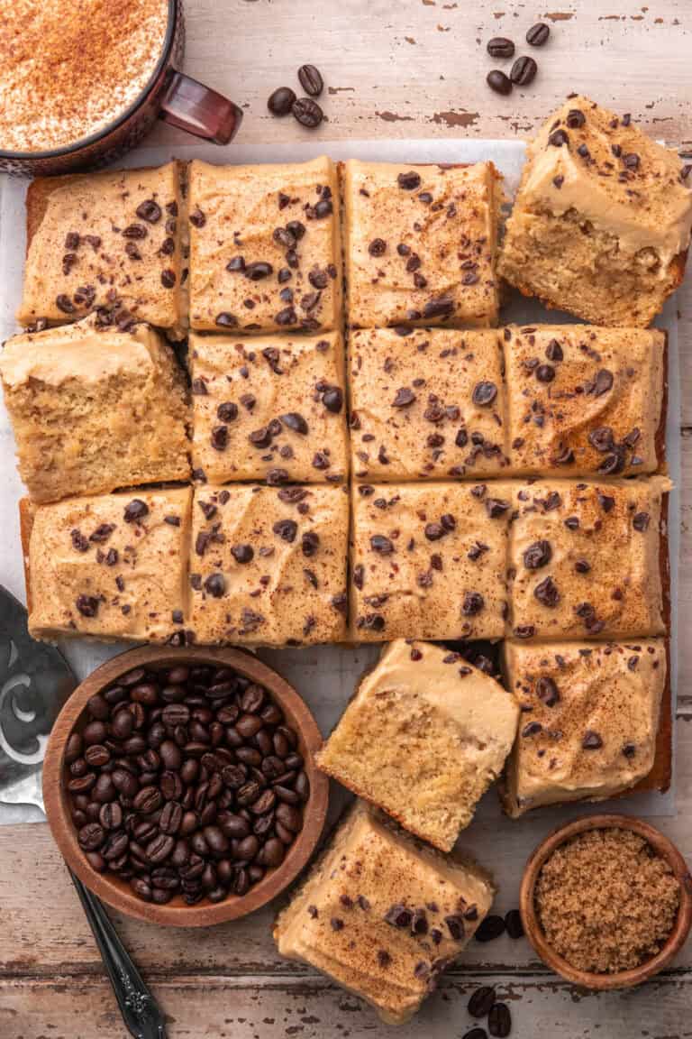 Brown Sugar Latte Cake - In Bloom Bakery
