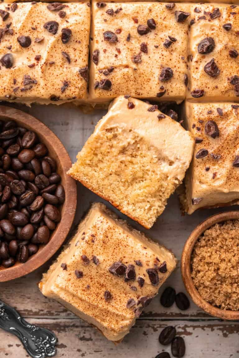 Brown Sugar Latte Cake - In Bloom Bakery